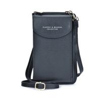 China One Shoulder Crossbody Bag 20x7cm Phone Pouch for Ladies PU Leather Casual Handbag for sale