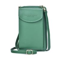 China One Shoulder Crossbody Bag 20x7cm Phone Pouch for Ladies PU Leather Casual Handbag for sale