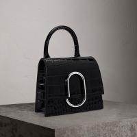 China Mini Leather Crossbody Bag for Women Crocodile Pattern Kelly Bag 14.5x6x13cm PU for sale