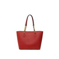 China 28cm Red PU Leather Women's Casual Commuter Tote Bag Large Capacity 41x11x28cm for sale