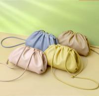 China OEM Leather Clutch Bag 31cm Chocolate Brown Ladies Summer Purse for sale