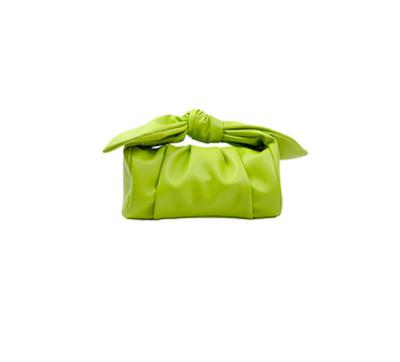 China ODM Ladies Clutch Bag 28cm 14cm Lime Green Leather Clutch Purse for sale
