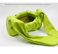 China ODM Ladies Clutch Bag 28cm 14cm Lime Green Leather Clutch Purse for sale
