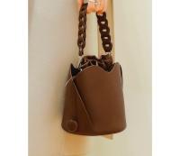 China Women Nylon Bucket Bag 18cm Retro Style Handbag Simple All-Match Messenger Bag Custom Logo for sale