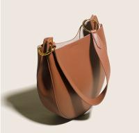 China One Strap Retro Underarm Bag PU Leather Under Armpit Bag for sale