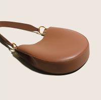 China One Strap Retro Underarm Bag PU Leather Under Armpit Bag for sale