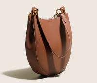 China One Strap Retro Underarm Bag PU Leather Under Armpit Bag for sale