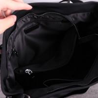China Three Strap Women Nylon Cowhide Travel Bag 38x17x31cm Large Capacity for sale