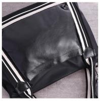 China Three Strap Women Nylon Cowhide Travel Bag 38x17x31cm Large Capacity for sale