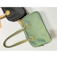 China Women Nylon PU Leather Two Strap Shoulder Bag 35x7x21cm Crossbody Handbag for sale