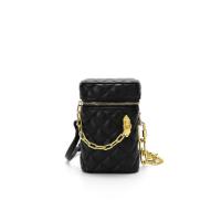 China Crocodile Embossed PU Leather Phone Bag 12x7x17cm with Detachable Strap for sale