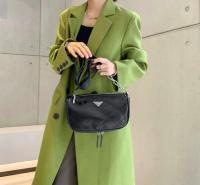 China BSCI Black PU Leather Chain Strap Shoulder Bag 26x5x13cm Rhombic Saddle for sale