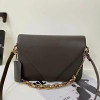 China Vintage PU Envelope Shoulder Bag 26cm Thick Chain Handbag for Women for sale