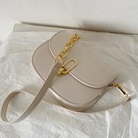 China Hasp Closure PU Leather Crossbody Bag 14cm Shoulder Sling Bag for Women for sale