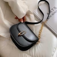 China Hasp Closure PU Leather Crossbody Bag 14cm Shoulder Sling Bag for Women for sale