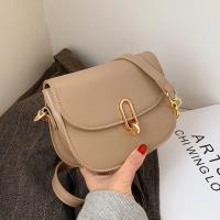 China Hasp Closure PU Leather Crossbody Bag 14cm Shoulder Sling Bag for Women for sale