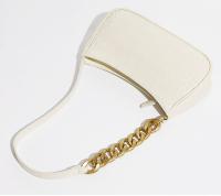 China Mini Baguette Bag 27cm 13cm Crocodile Pattern PU Shoulder Bag for Women for sale
