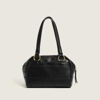 China 28cm 16cm PU Shoulder Bag Embroidery Thread Checkered Shoulder Bag for sale