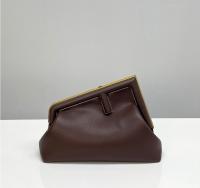 China Ladies Clutch Bag 30x11x25cm Metal Buckle Clip Wide Shoulder Strap Crossbody for sale
