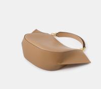 China 54cm 14cm Cowhide Shoulder Bag Niche Wide Strap Large Capacity Handbag for sale