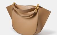 China 54cm 14cm Cowhide Shoulder Bag Niche Wide Strap Large Capacity Handbag for sale