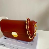 China Custom PU Leather Crossbody Handbag 24x6x14cm Chain Strap Shoulder Bag for Women for sale