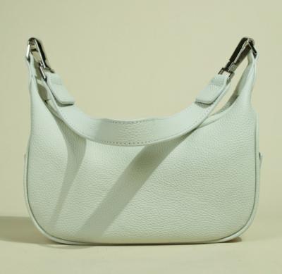 China Women's Top Layer Cowhide Crossbody Bag 24cm 12cm Armpit Shoulder Handbag for sale