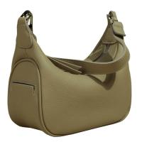 China Women's Top Layer Cowhide Crossbody Bag 24cm 12cm Armpit Shoulder Handbag for sale