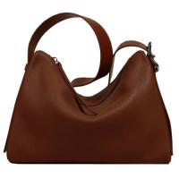 China Head Layer Cowhide Crossbody Bag 31x10x22.5cm Soft Leather Messenger Bag for Women for sale