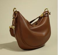 China PU Leather Crossbody Shoulder Bag 28cm 10cm Women Fashion Underarm Handbag for sale