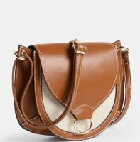 China PU Leather Vintage Saddle Crossbody Bag for Women 35cm 15cm Shoulder Bag for sale