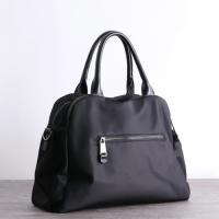 China Unisex Leather Top Handle Shoulder Bag 39x17x32cm Zippered Custom Logo for sale
