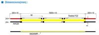 China White Color LED Flexible Strips , 24V COB LED Strip Light IP20 for sale