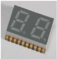 China Graphics Double Digit 7 Segment Display 0.3 Inch RoHS Compliant for sale