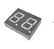 China Dual Digits Multi Segment LED Display 0.36 Inch Common Cathode for sale