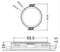 China Round DMX LED Modules for sale