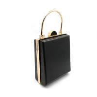 China Easy Open Simple Metal Clasp Box Clutch Frame With Handle for sale