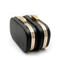 China Simple Metal Clasp Gold Box Clutch Frame Glasses Cases Frame for sale