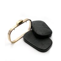 China Simple Metal Clasp Gold Box Clutch Frame Glasses Cases Frame for sale