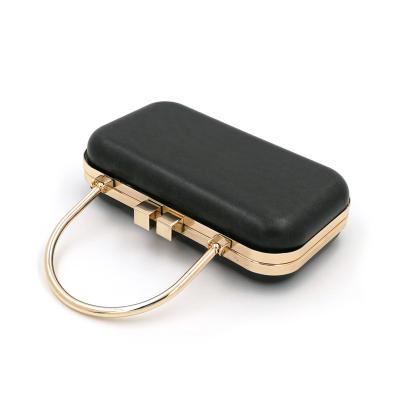 China Easy Open Clasp Box Clutch Frame With Handle Purse Clutch Frame for sale