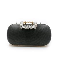 China Glitter Stone Clasp Oval Shape Box Clutch Frame Purse Clutch Frame for sale