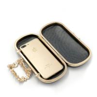 China Glitter Stone Clasp Oval Shape Box Clutch Frame Purse Clutch Frame for sale