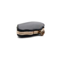 China Zinc Alloy Flower Clasp Clutch Frame with Stone Flagon Shape Box 21x12x5cm for sale