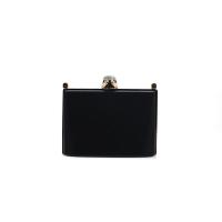 China Customized Simple Rose Gold Metal Clutch Purse Frame 18*12*6cm for sale