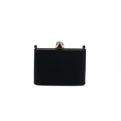 China Customized Simple Rose Gold Metal Clutch Purse Frame 18*12*6cm for sale
