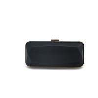 China DIY Shiny Metal Lock Rectangle Box Clutch Frame 22*9cm for sale