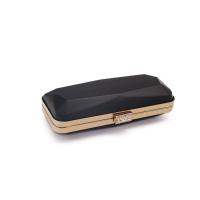 China DIY Shiny Metal Lock Rectangle Box Clutch Frame 22*9cm for sale