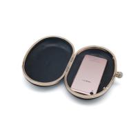 China 200*134mm Oval Clamshell Clutch Bag Frame For Suitcases for sale