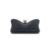 China 234*108mm Sparkling Knob Clamshell Clutch Frame Butterfly Shape for sale