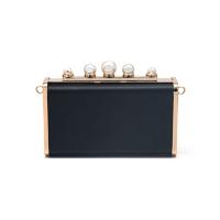 China ODM Imitation Pearl Clasp Clamshell Clutch Frame 22.5cm*11.5cm for sale